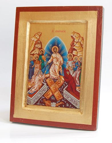 Ikona bizantyjska Zmartwychwstanie Pana Jezusa 18 x 24 - e-religijne.pl ...